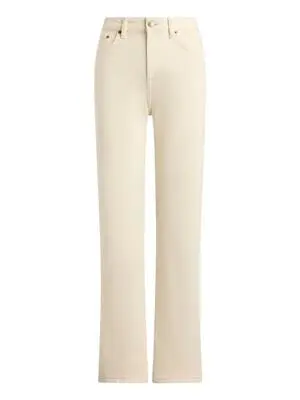 Ralph Lauren Stretch Cotton Trousers - Ivory