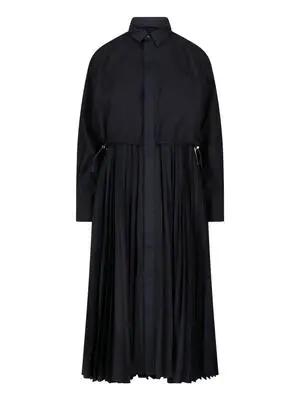SACAI Sacai Pleated Shirt Dress