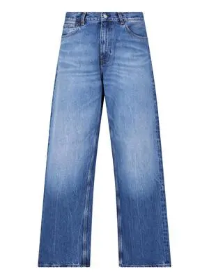 Carhartt Work In Progress High-rise Wide-leg Jeans - Blue