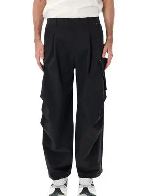 ADIDAS ORIGINALS Utility Cargo Pants With Pleated Front And Wide-leg Fit - Nero