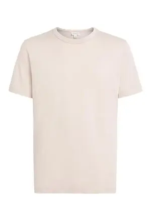 Sunspel Supima Cotton Heavyweight T-shirt - Brown
