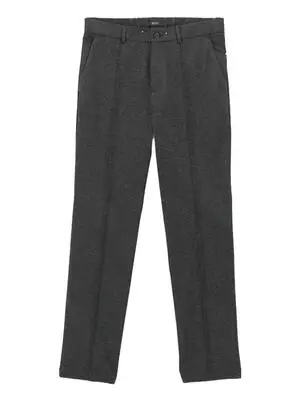 Boggi Milano Trousers In Technical Jersey - Grey