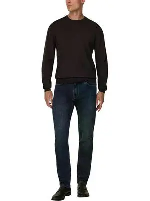 Boggi Milano Jeans In Stretch Black Denim - Blue