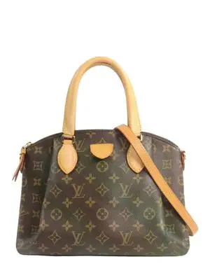 LOUIS VUITTON Pm Rivoli Monogram Tote Bag Brown
