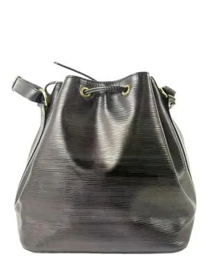 LOUIS VUITTON Petit Epi Noé Bucket Bag - Black