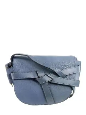 Loewe Mini Gate Shoulder Bag Blue