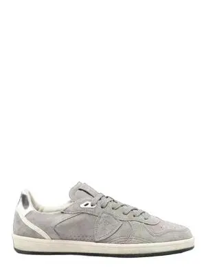 Philippe Model Logo-patch Panelled Sneakers - Grey