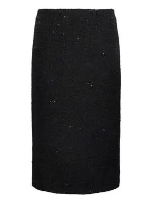 ROLAND MOURET Sequin-embellished Pencil Skirt