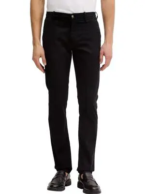 LINDBERGH Button-fastening Chino Trousers - Black