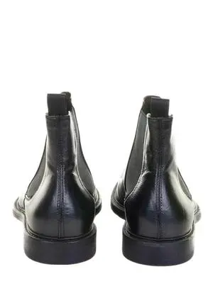 FRANCO FEDELE Leather Chelsea Boots Black