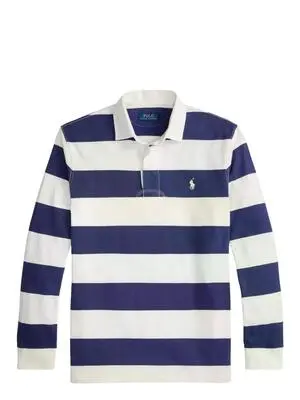 Polo Ralph Lauren Rugby Striped Polo Shirt - Blue