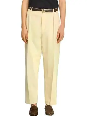 SEMICOUTURE Tera Pleated Straight-leg Trousers