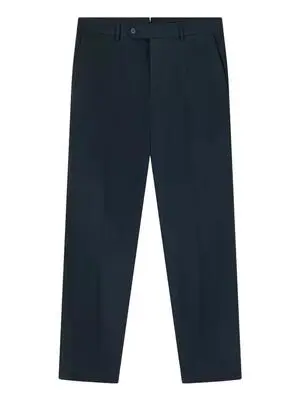 Boggi Milano Trousers In Stretch-cotton Tencel® Modal - Blue
