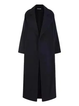 Dusan Herringbone Cashmere Coat - Blue
