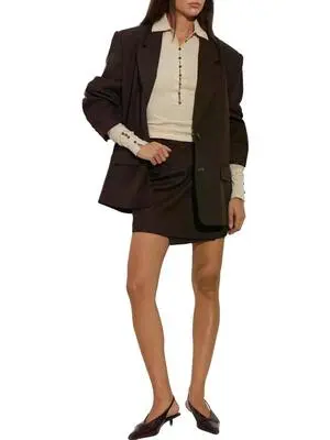 GESTUZ Gzpaula Wrap Skirt - Brown