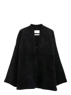 LAUREN MANOOGIAN Double Face Button-fastening Knitted Cardigan