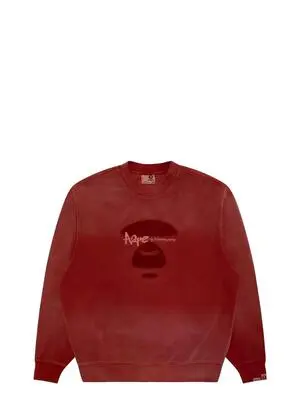 AAPE BY *A BATHING APE Graffiti-print Sweatshirt - Red