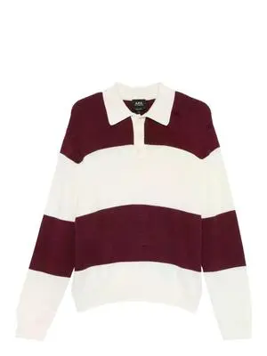A.P.C. Luis Polo Wool Rugby Polo Shirt