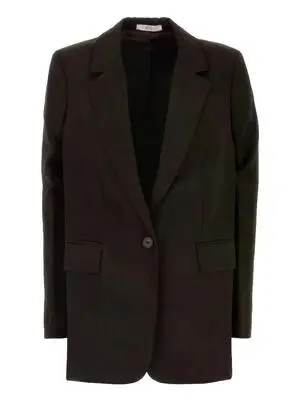 Co Oversized Single-breasted Blazer - Brown