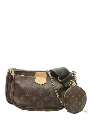 LOUIS VUITTON 2021 Monogram Multi Pochette Accessoires Satchel - Brown