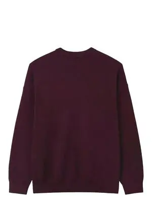 CHOCOOLATE Logo-embroidered Crew-neck Sweater - Red