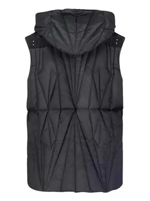 Moncler X Rick Owens Quilted Hooded Gilet - Black