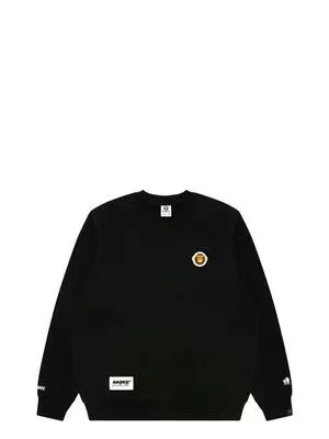 AAPE BY *A BATHING APE Aaper Aldo Logo-patch Sweatshirt - Black