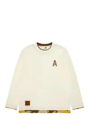 AAPE BY *A BATHING APE Long-sleeve T-shirt - Neutrals