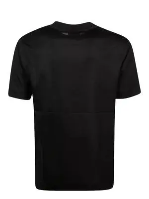Emporio Armani Logo-plaque Short-sleeve T-shirt - Black