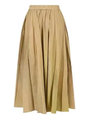ASPESI Corduroy Flared Midi Skirt