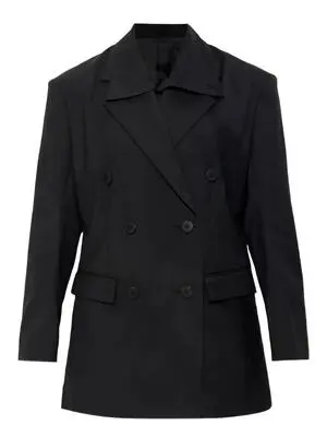 Issey Miyake Double-breasted Blazer - Black