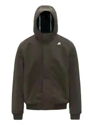 K-WAY Joachim Bonded Jacket Brown