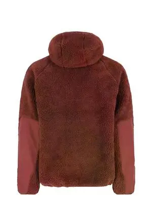 Dickies Fleece-texture Zip-up Hoodie - Red