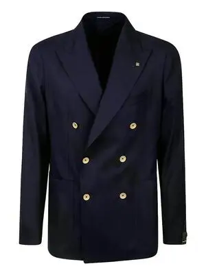 Tagliatore Double-breasted Blazer - Blue