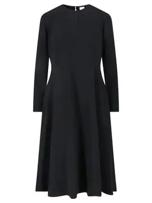 ASPESI Long-sleeve Flared Midi Dress