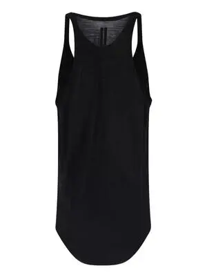 Rick Owens Ribbed-knit Tank Top - Black