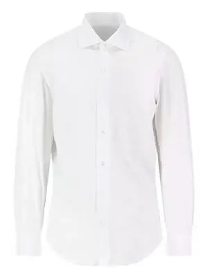 FINAMORE 1925 Spread-collar Shirt - White