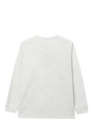 CHOCOOLATE Graphic-print Long-sleeve T-shirt - Grey