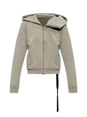 Rick Owens Asymmetric-zip Hoodie - Neutrals