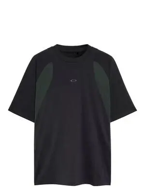 Oakley Logo-print Panelled T-shirt - Black