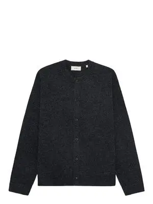 LES DEUX Logo-embroidered Button-up Cardigan