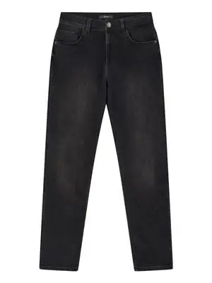 Boggi Milano Jeans In Black Stretch Denim Black