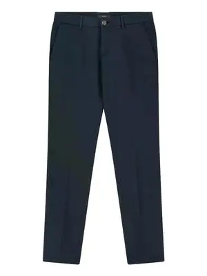 Boggi Milano Trousers In Stretch-cotton - Blue