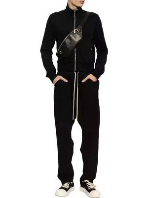 Rick Owens Zip-up Sweatshirt - Black