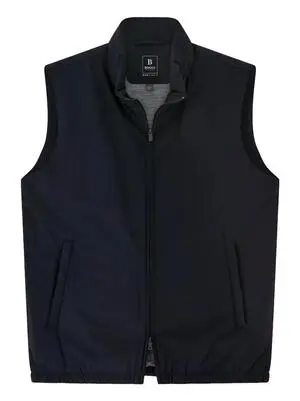 Boggi Milano Gilet In Technical Fabric - Blue