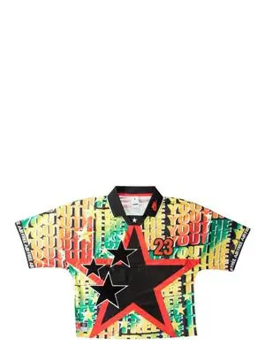 JORDAN X Free The Youth Graphic-print Star-patch T-shirt - Yellow