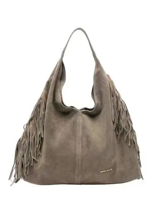 MARC ELLIS Altea Fringe-detail Suede Shoulder Bag