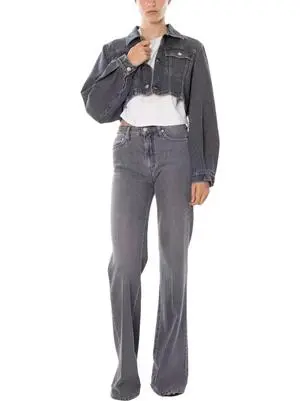 CYCLE Flaire Stone-wash Jeans - Grey