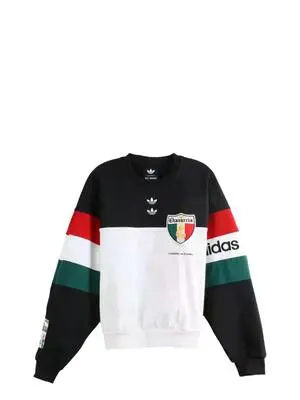 Adidas X Willy Chavarria Logo-print Panelled Sweatshirt - Black