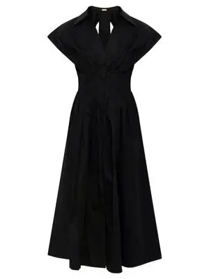 Cult Gaia Pixie Pleated Dress - Black